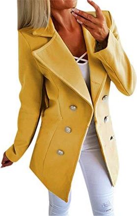 Generic Veste polaire sherpa confortable pour femme - Grande taille - Boutons ouverts sur le devant - Veste dextérieur pelucheuse pour lhiver, la vie quotidie