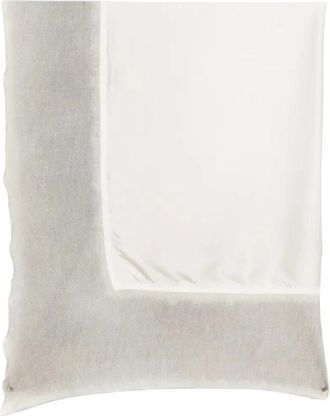 Avant Toi Femme, Accessoires, Multicolore, Taille: ONE Size Foulard Double Bicolore avec Bords Effiloch&eacute;s 110x110