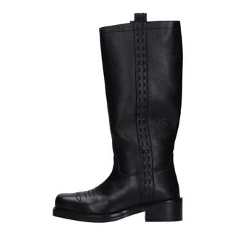 Emanuelle Vee Femme, Chaussures, Noir, Taille: 38 EU High Boot