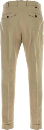 Pantaloni Torino Linen Blend Trousers - Beige