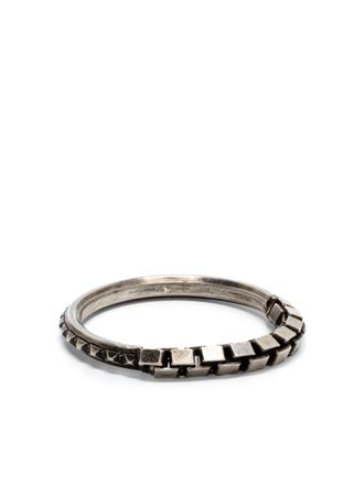 Werkstatt München bague à détail de chaîne - Argent