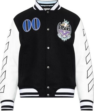 Off-white Homme, Vestes, Noir, Taille: L Blouson Aviateur Isol&eacute;