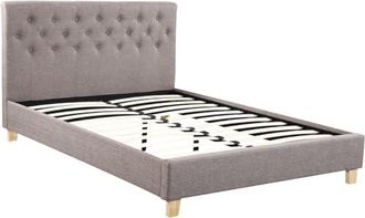 Habitat et Jardin Emmy Lit Double, 140cm x 190cm, Taupe
