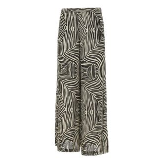 Elena Miro Femme, Pantalons, Multicolore, Taille: 40 FR Wide Pantalons