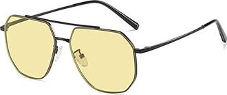 Generic Lunettes de soleil dextérieur en métal changeant de couleur pour homme - Tendance UV400 - Cadeau idéal