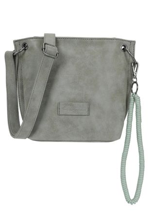 Fritzi Aus Preu&szlig;en Fritzi03N Vintage Rock Crossbody Kunstleder Damen Umh&auml;ngetasche Handtasche Festival City vegan abnehmbarer Anh&auml;nger Vintage-Waschung 22,5 x 20,5 x 8,5