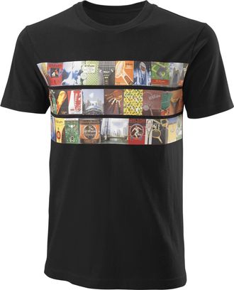 Wilson Herren T-Shirt, PHOTO CTN T-Shirt, Baumwolle, Schwarz, Größe XXL, WRA798501XX