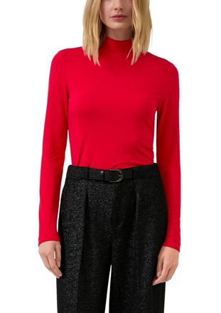 s.Oliver Slim Fit Jerseyshirt mit Stehkragen