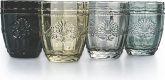 Villa D'Este Home Tivoli 5911612 Syrah Gl&auml;ser Wasser Stones aus Glas, 265ml Kapazit&auml;t, 4 St&uuml;ck