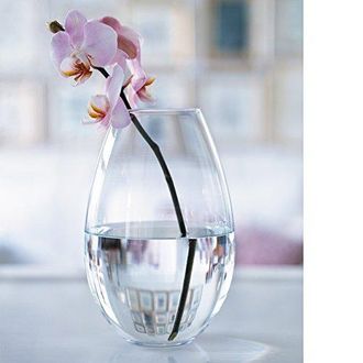 Holmegaard Vase H20.5 cm Cocoon Originaldesign aus mundgeblasenem Glas, klar