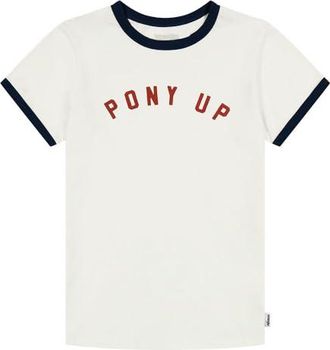 Wrangler Ringer Tee T-Shirt, Blanc Vintage, S Femmes