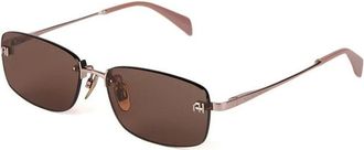 Ana Hickmann Femme, Accessoires, Jaune, Taille: 57 MM Lunettes de soleil rectangulaires