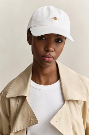 GANT Damen Shield Cap aus Baumwolltwill (ONE SIZE) EGGSHELL