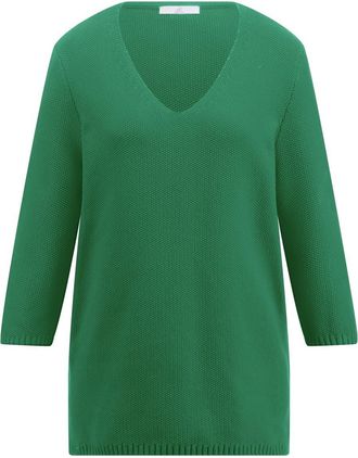 Emilia Lay V-Pullover 3/4-Arm Emilia Lay gr&uuml;n