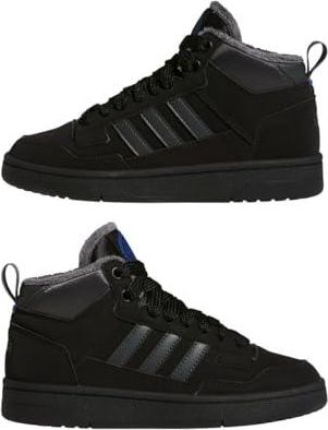 adidas Adidas Rapid Court Mid Winterized Chaussures Unisexes pour Adulte, Noir, 36 EU