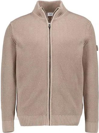 Joop Herren Cardigan braun Baumwolle unifarben