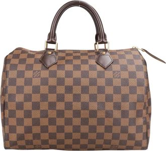 Louis Vuitton Crossbody Bags - Louis Vuitton Damier Ebene Monogram Speedy 30 Hand - Gr. unisize - in Bunt - f&uuml;r Damen