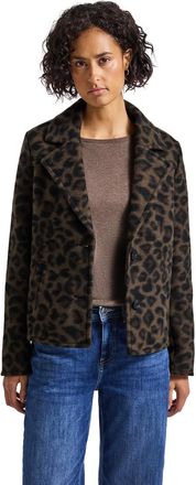 Street One Damen 1005479 Cosy Leo Jacke, Teddy Brown, 42