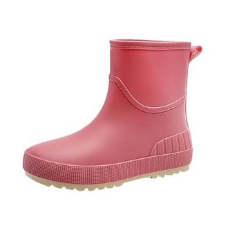 Generic Chaussures de pluie japonaises mi-mollet pour femmes, chaussures aquatiques &agrave; lext&eacute;rieur non mi-mollet, bottes de pluie courtes pour adultes, bottes d