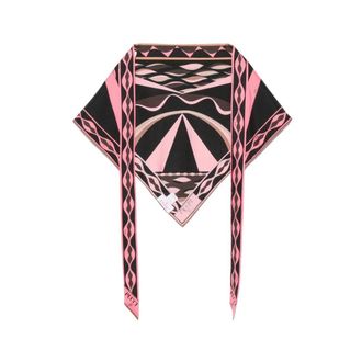 Pucci Triangolo Silk Twill - - Accessories - Damen - Mehrfarbig - ONE SIZE