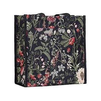SIGNARE Tapisserie Siganre sac &agrave; main femme, Sac fourre-tout femme, Tote Bag avec Garden Designs (Morning Garden Black)