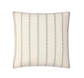 Essix Taie doreiller imprim&eacute;e en Percale de Coton, Jardin Secret, 65 x 65 cm, ESSIX, Blanc