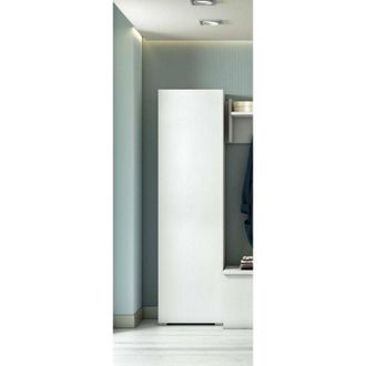 Dmora Armoire polyvalente Ddarbo, Armoire lin&eacute;aire avec 1 porte et 7 &eacute;tag&egrave;res, Colonne dentr&eacute;e ou de salle de bain, Range - chaussures moderne, 100% Made
