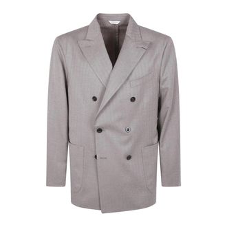 Boglioli Homme, Vestes, Gris, Taille: 3XL Blazer Crois&eacute; en Laine