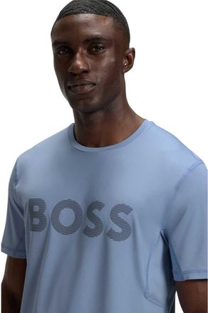 HUGO BOSS T-Shirt f&uuml;r Herren, Logo, Regul&auml;r (Blau)