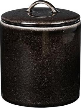 Broste Copenhagen Broste Copenhagen 14533247 Nordic Coal Dose, Steinzeug, 12 cm