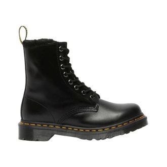 Dr. Martens 1460 Serena Stiefel mit Kunstfellfutter - - Shoes - Damen - Schwarzk - 36 EU