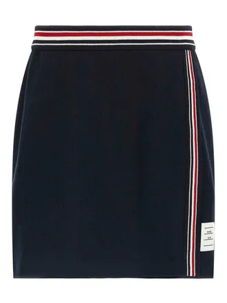 Thom Browne Mini Jupe - Bleu
