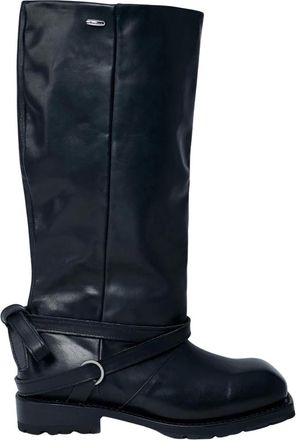 Our Legacy Femme, Chaussures, Noir, Taille: 40 EU High Engine Leather Bottes
