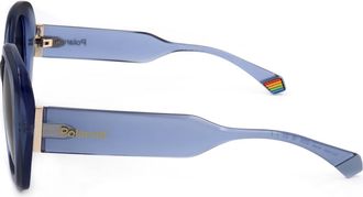 Polaroid Pld 6190/s MVU/M9 AZURE Sunglasses Womens Polycarbonate, Standard, 52