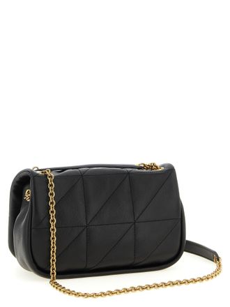 Saint Laurent Womens Black Lamb Leather Shoulder Bag