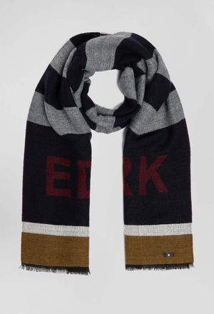 Eden Park Echarpe Cercl&eacute;e Bleu Marine