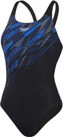Speedo HyperBoom Placement Muscleback, Maillot Une pièce Femme, Black