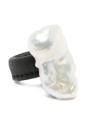 Monies Ring Baroque Pearl Lune