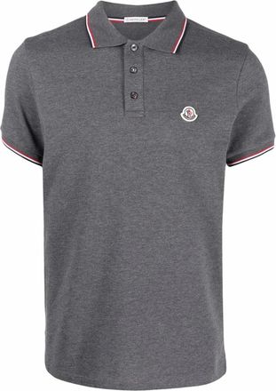 Moncler Piqu&eacute; Logo-patch Polo Shirt