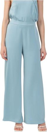 Kocca Femme, Pantalons, Bleu, Taille: 44 FR Pantalon Long Ample Sophistiqu&eacute;