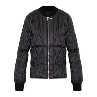 Rick Owens Geocamo Flight Jacket - - Jackets - Damen - Schwarzk - S