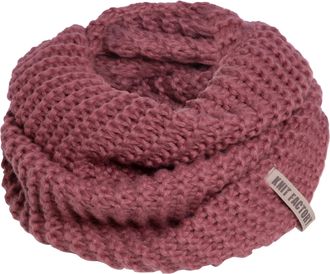 Knit Factory Alex Loop Schal - Schlauchschal - Winterschal - Rundschal - Herrenschal - Damenschal - Wollschal - Grob gestrickten Rippenmuster - Für Damen und Herre