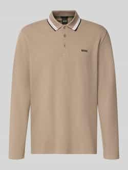 HUGO BOSS Regular Fit Poloshirt aus reiner Baumwolle Modell Plisy