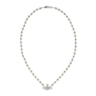 Vivienne Westwood Thames Mini Bas Relief Halskette - - Accessories - Damen - Wei&szlig; - ONE SIZE