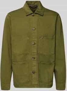 Tommy Hilfiger Regular Fit Hemdjacke aus reiner Baumwolle