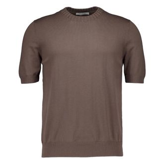 Gran Sasso Rundhals-Strickware - - Knitwear - Herren - Braun - 3XL
