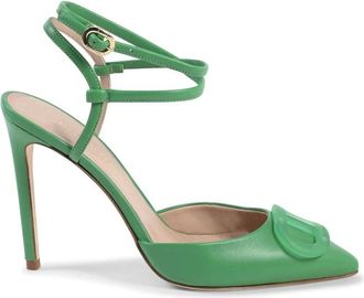 Dee Ocleppo Femme, Chaussures, Vert, Taille: 39 EU Escarpins Verts à Bride Cheville DOrsay