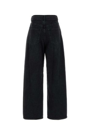 sacai Pants Jeans - Black