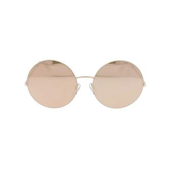 Victoria Beckham Erh&ouml;hen Sie Ihren Stil mit Supra Round Sonnenbrillen - - Accessories - Damen - Beige - ONE SIZE
