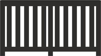 Generic Heizk&ouml;rperregal, Dekorative Horizontale Lamellen-W&auml;rmeabzugsabdeckung, Heizk&ouml;rperschutz aus Holzwerkstoff f&uuml;r Wohnzimmer und Schlafzimmer, Effiziente 